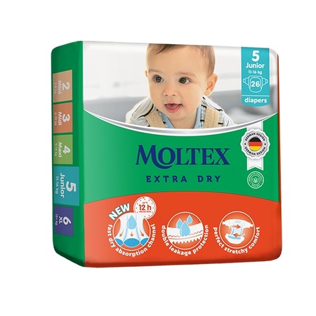 Moltex extra Dry pelenka, S5 junior, 26db - eMAG.hu