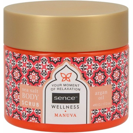 Exfoliant scrub de corp Sense Of Wellness Manuva cu sare de mare si ...