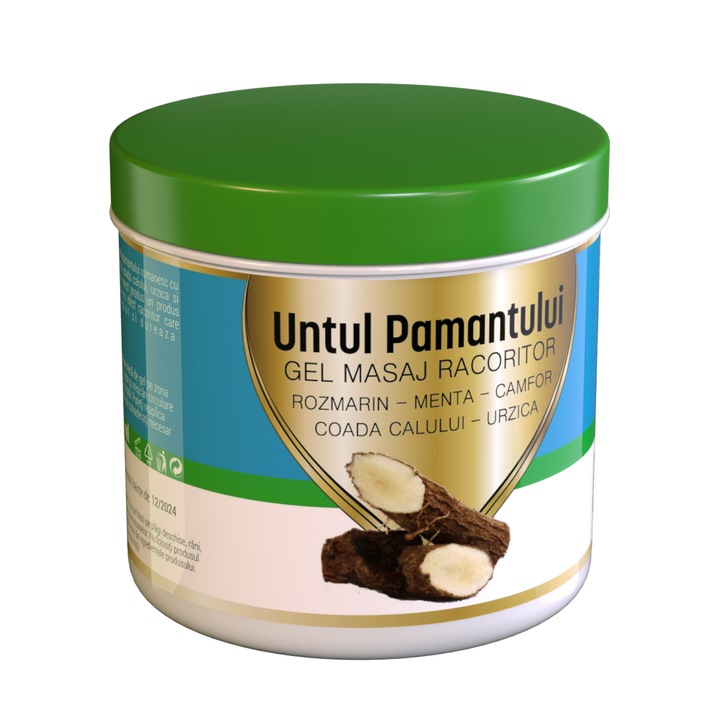 Set 2 Untul Pamantului Gel, masaj incalzire si racire 550 ml - eMAG.ro