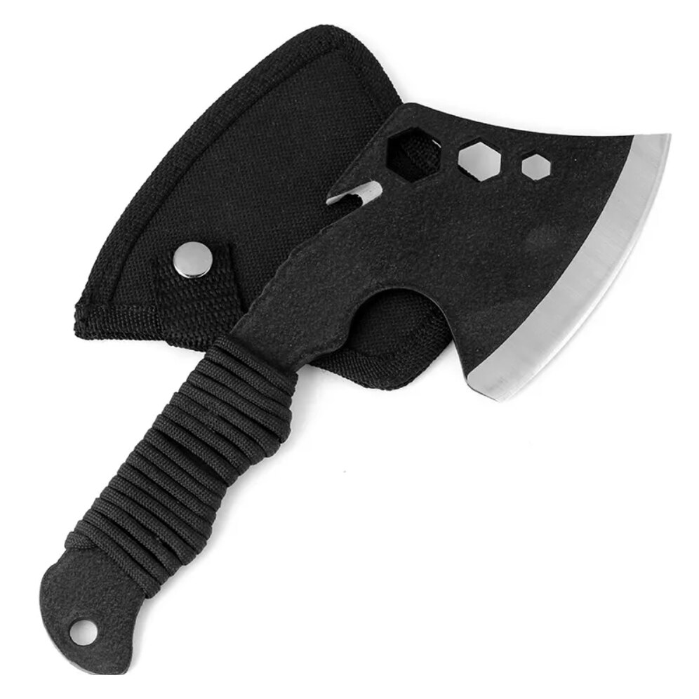 Topor multifunctional din otel, Zola®, maner anti-alunecare, cu husa ...