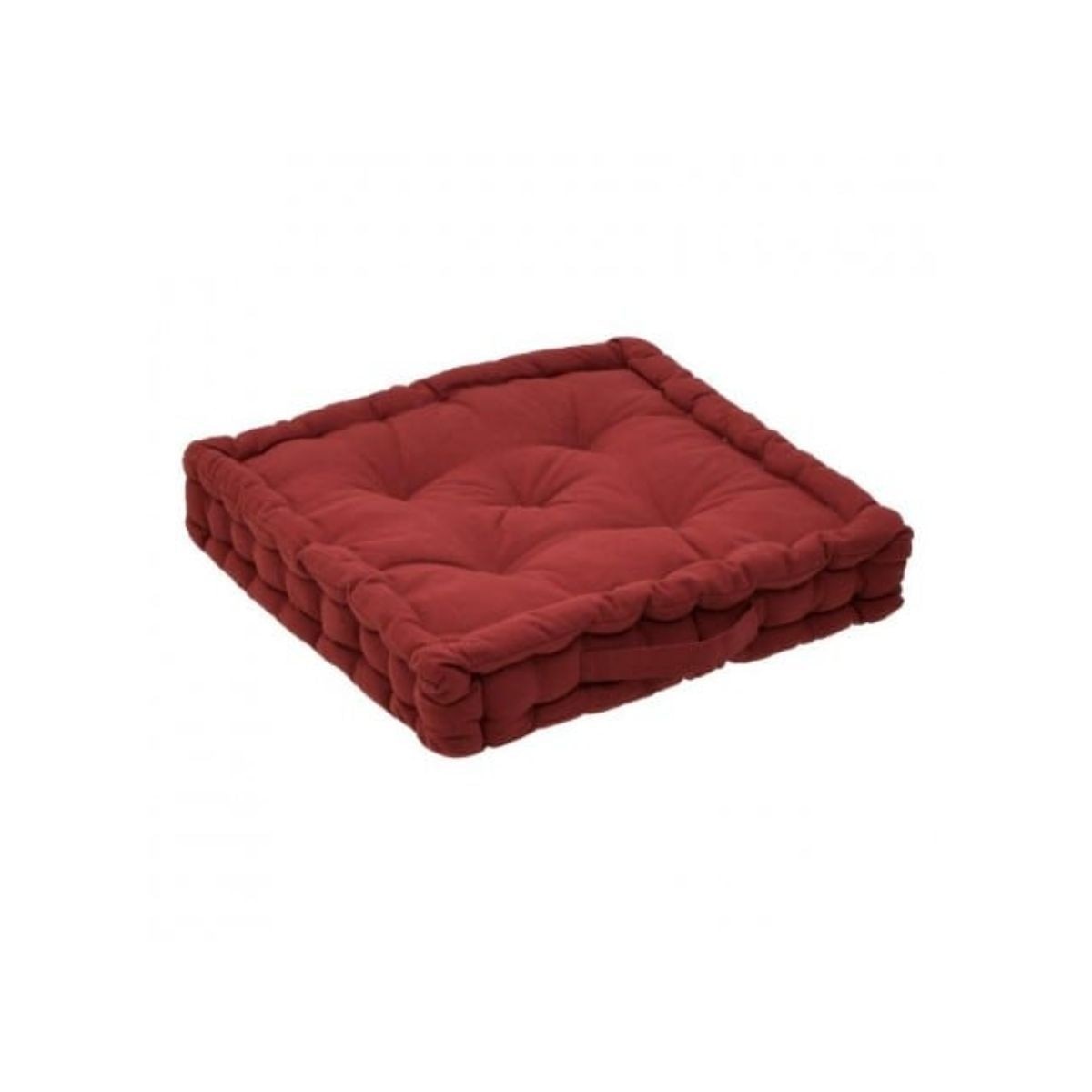 Perna din material textil de culoare rosu burgundy, 40x40x7 - eMAG.ro
