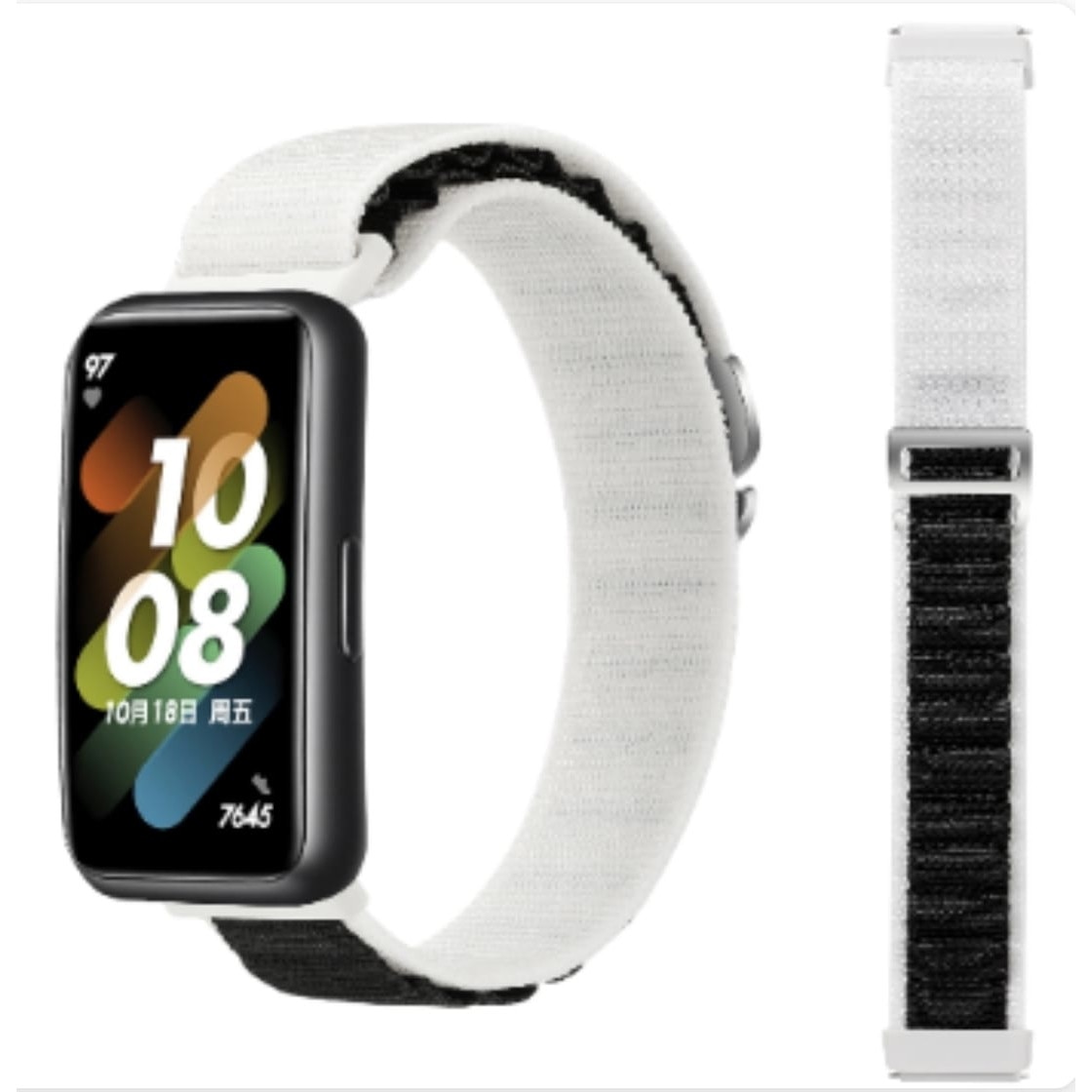 Curea Alpine Loop pentru smartwatch, textil nylon, ajustabila ...