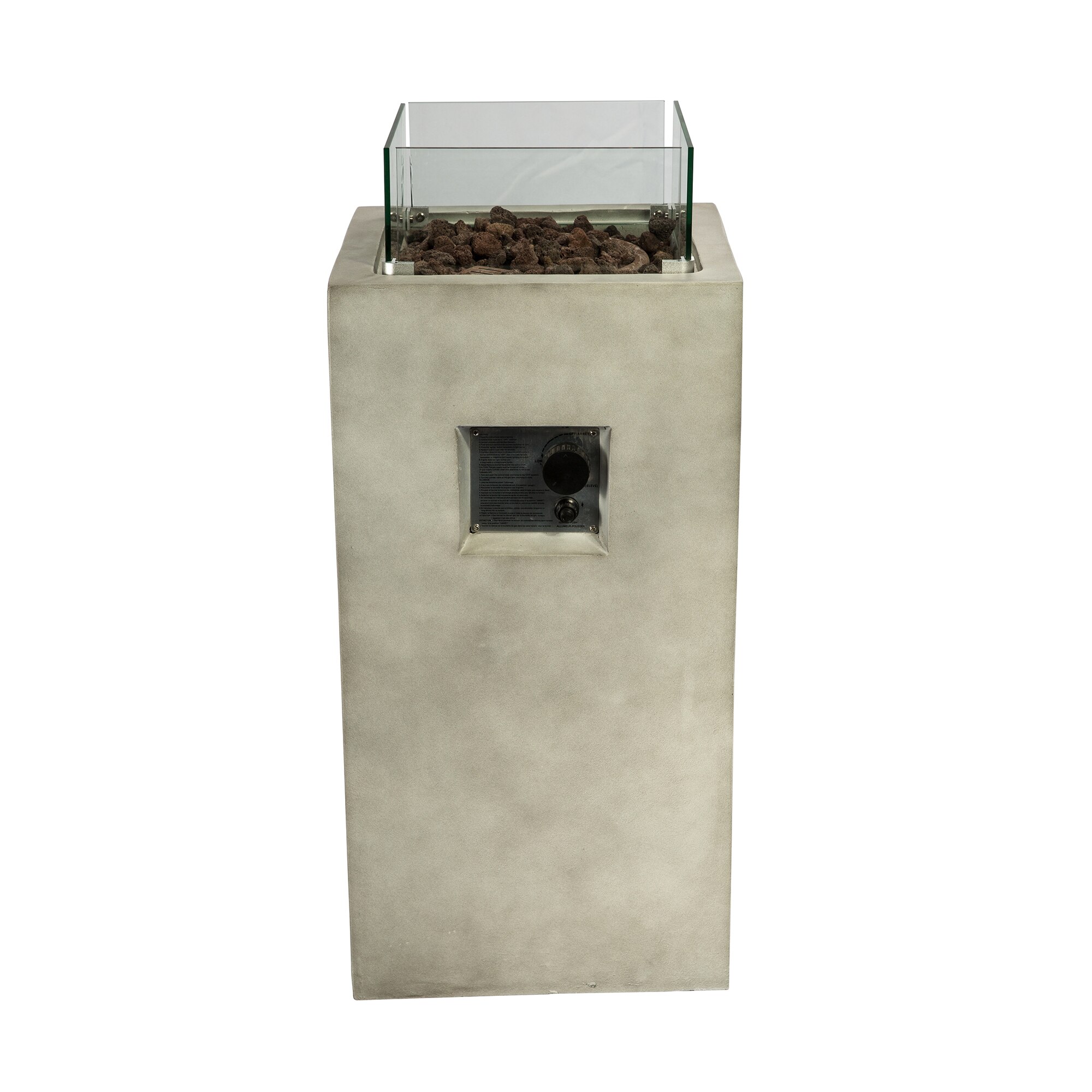 Vatra de foc cu gaz propan, Teamson Home, 95 X 54 X 55 - eMAG.ro