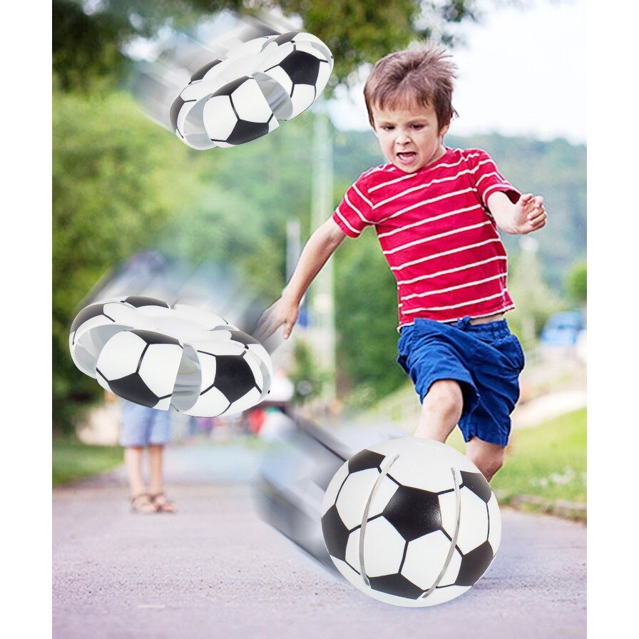 Minge magica zburatoare fotbal Flippy cu deformare, diametru 8 cm, 3 ...