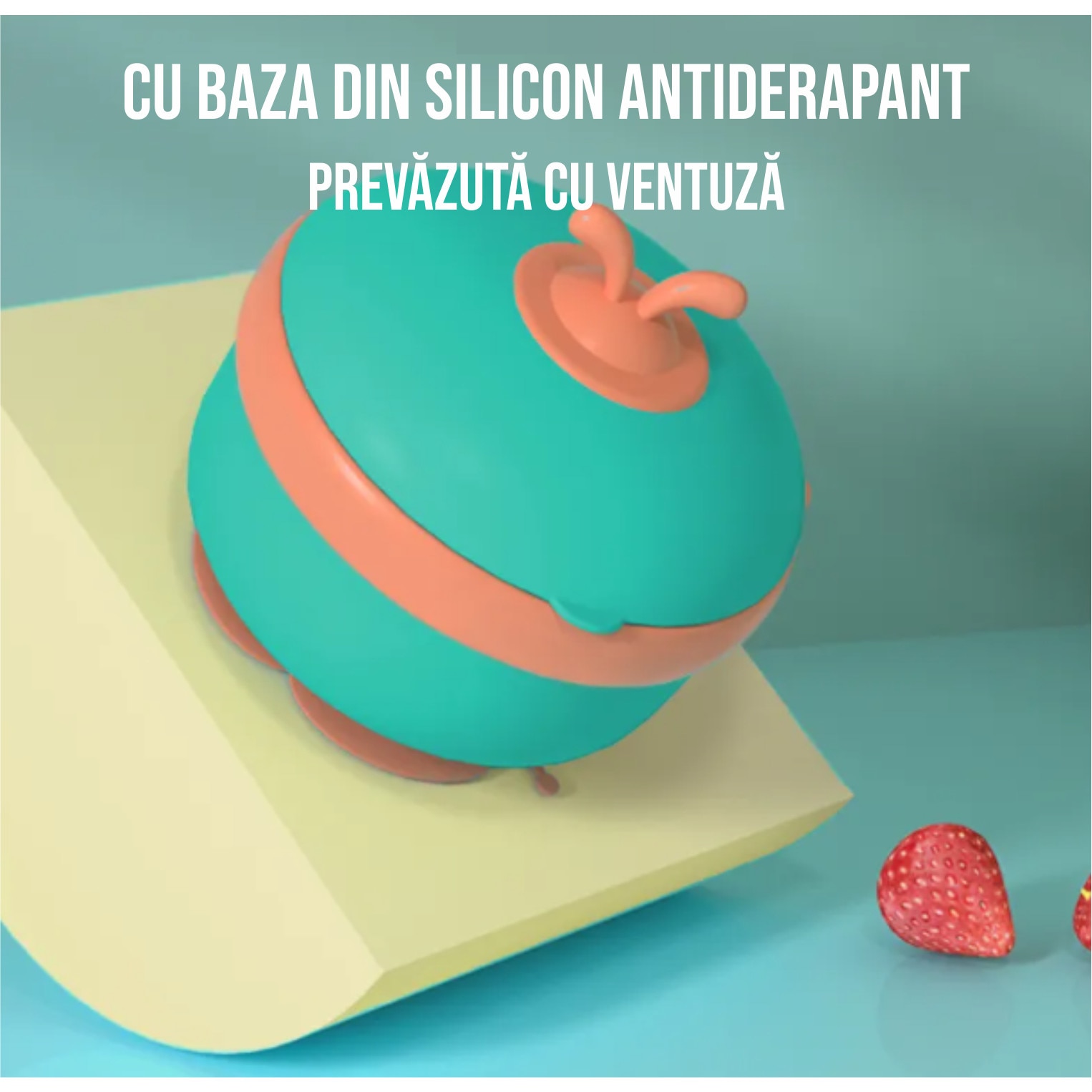 Caserola cu termos hrana copii 3 in 1, 400 ml, din otel inoxidabil 316 ...