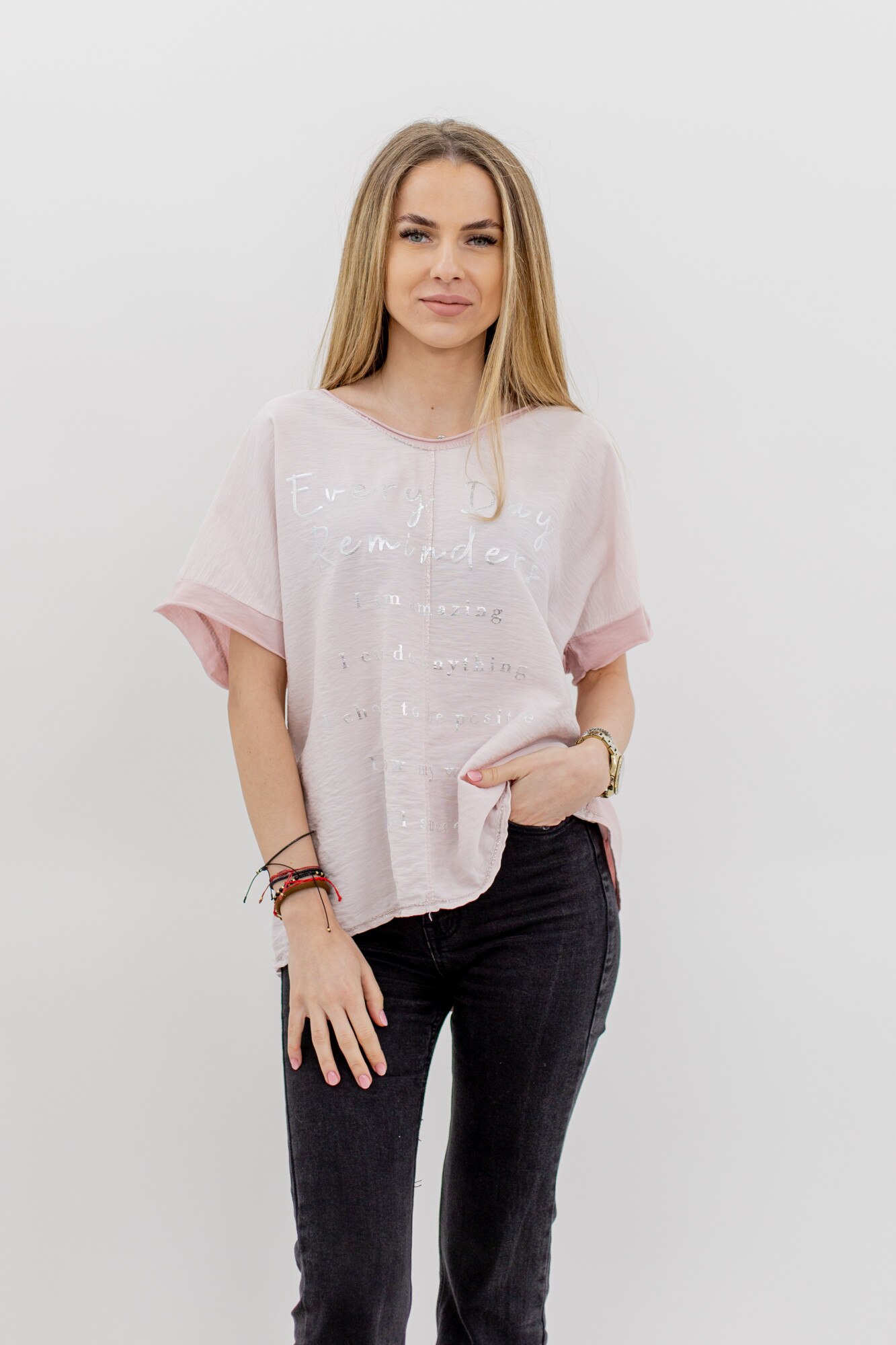 Tricou dama, Everyday, Roz, One Size - eMAG.ro