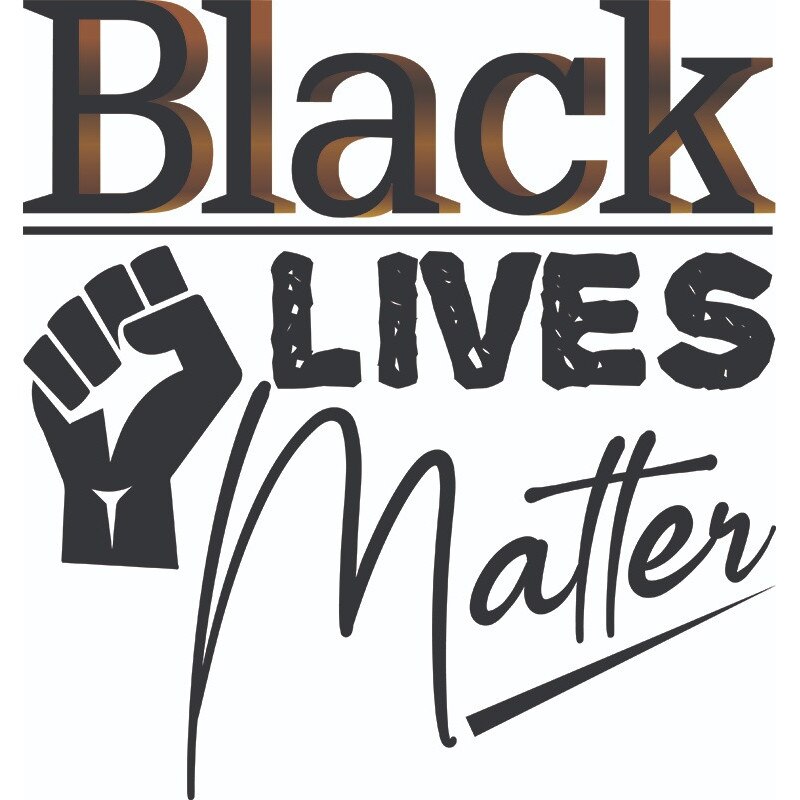 Sticker decorativ, Black lives matte, Negru, 63 cm, 7304ST - eMAG.ro
