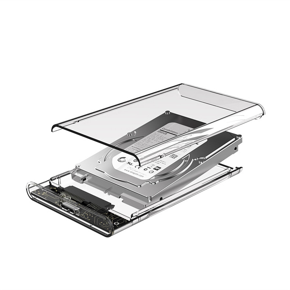 Rack USB 3.0 pentru HDD/SSD 2.5" SerialATA, transparent - eMAG.ro