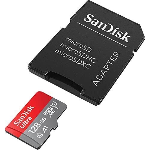 Card Memorie SanDisk Ultra, 2x 128GB, Cu Adaptor Inclus, A1, 140mb/s ...