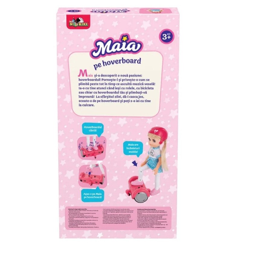 Papusa Interactiva, Maia pe Hoverboard, 41,5 cm - eMAG.ro