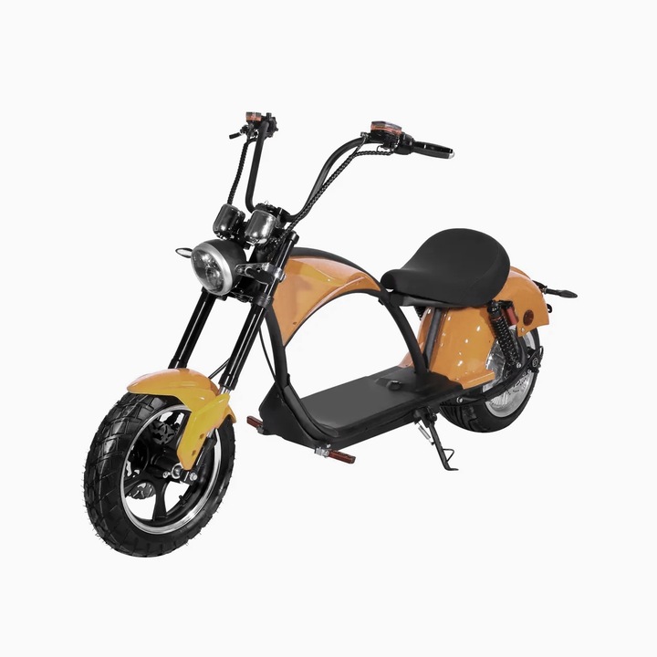 Scuter electric pentru adulti, SHANSU CP4- CHOPPER, motor 3000W, auriu ...