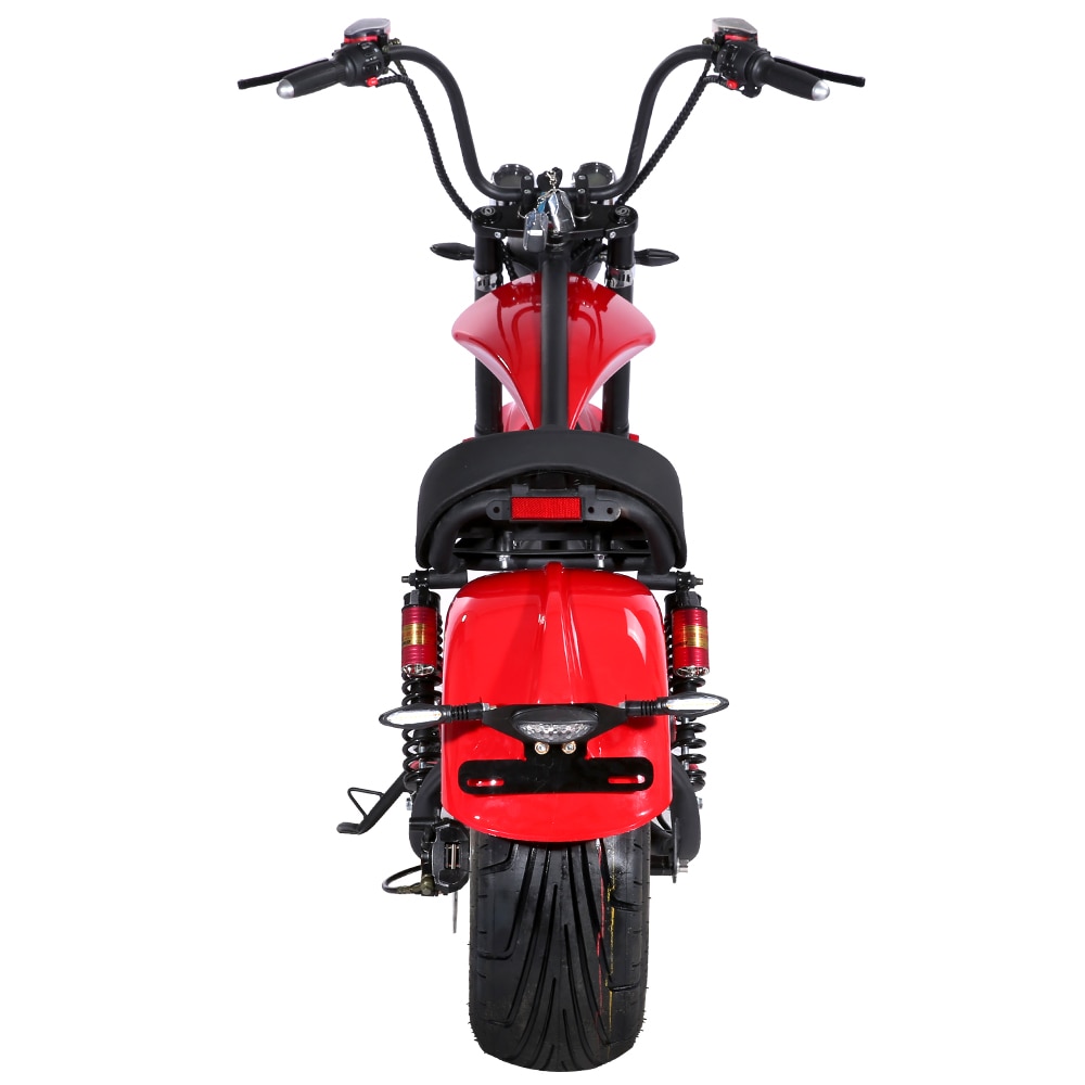 Scuter electric pentru adulti, SHANSU CP4- CHOPPER, motor 3000W, rosu ...