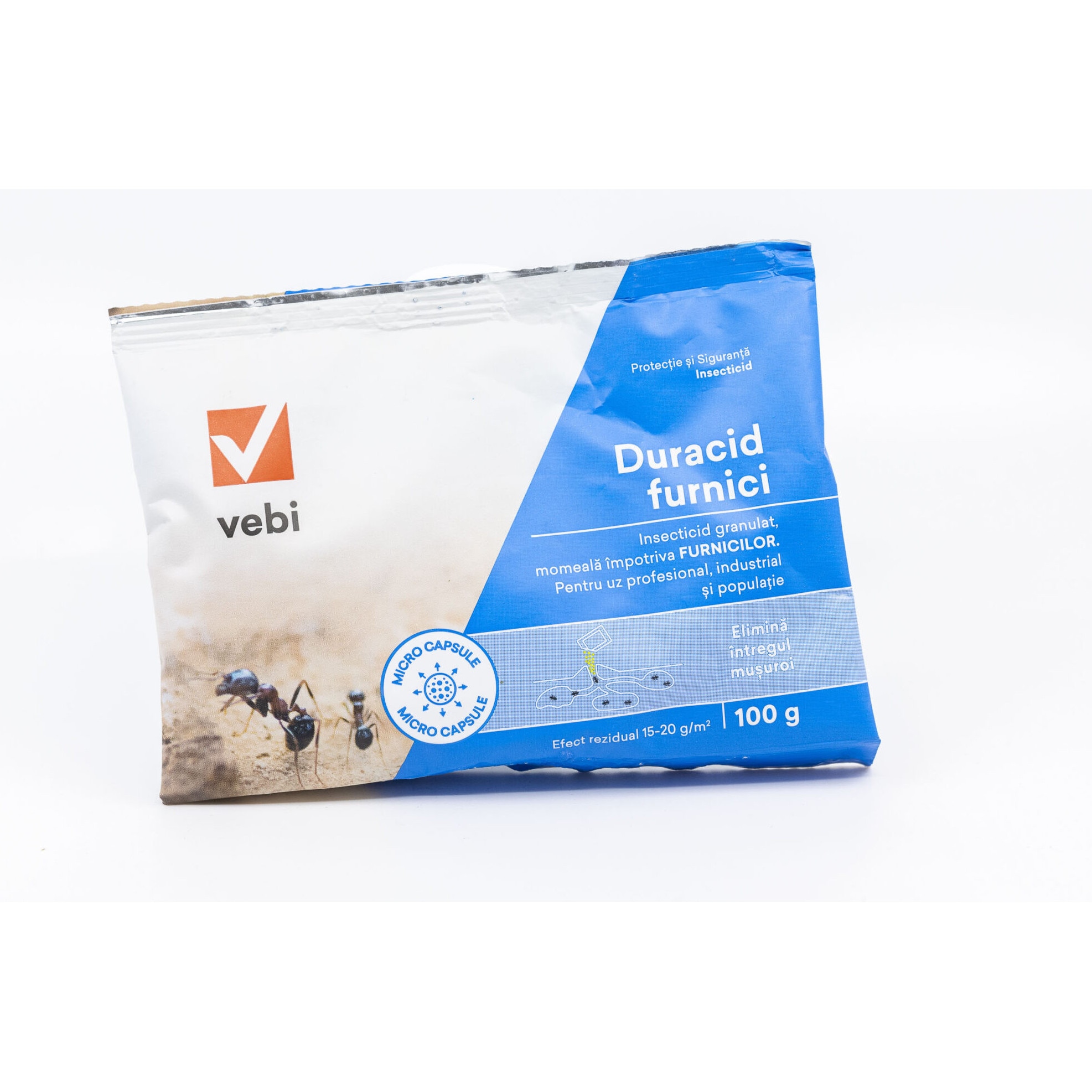 Insecticid profesional granulat furnici, Vebi 100 gr si sac levantica ...