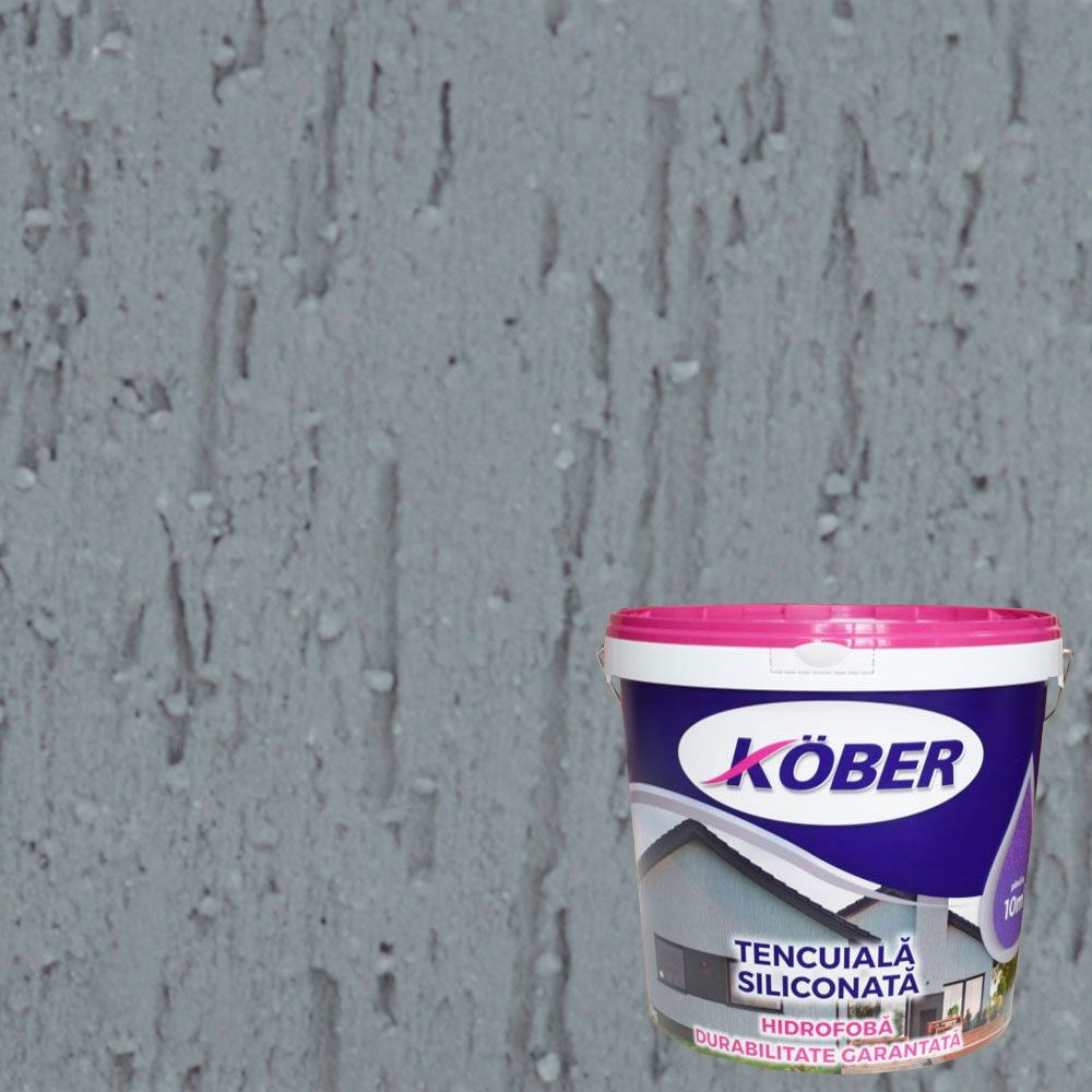 Tencuiala Kober siliconata Cenusiu scoarta de copac, 25kg - eMAG.ro