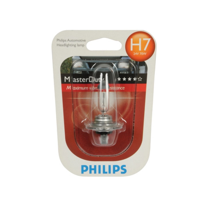 Bec far camion Philips Master Duty H7 70W 24V - eMAG.ro