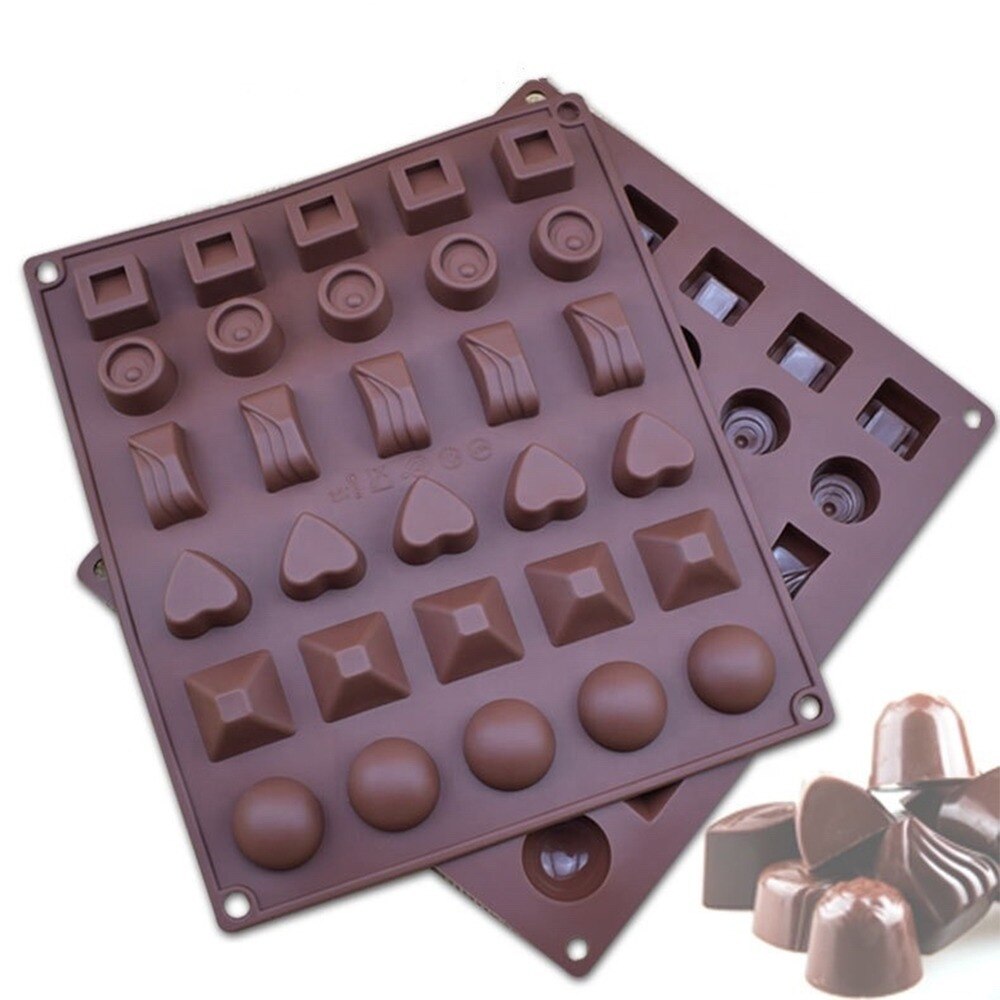 Set 2 Forme Silicon pentru ciocolata, Quasar & Co.®, 60 matrite ...