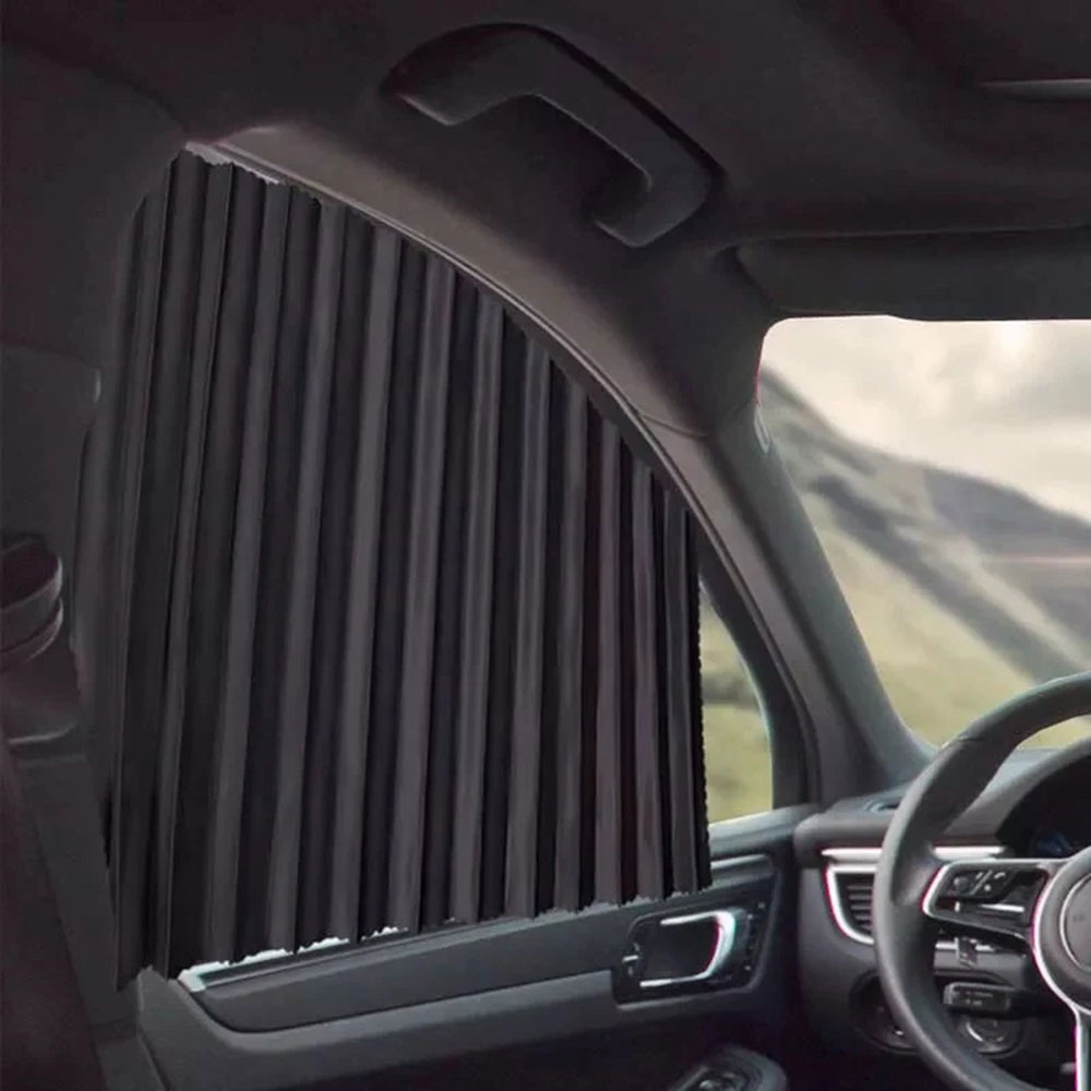 Set 4 x Parasolar Auto Retractabil SIKS, Geamuri Laterale Fata - Spate ...