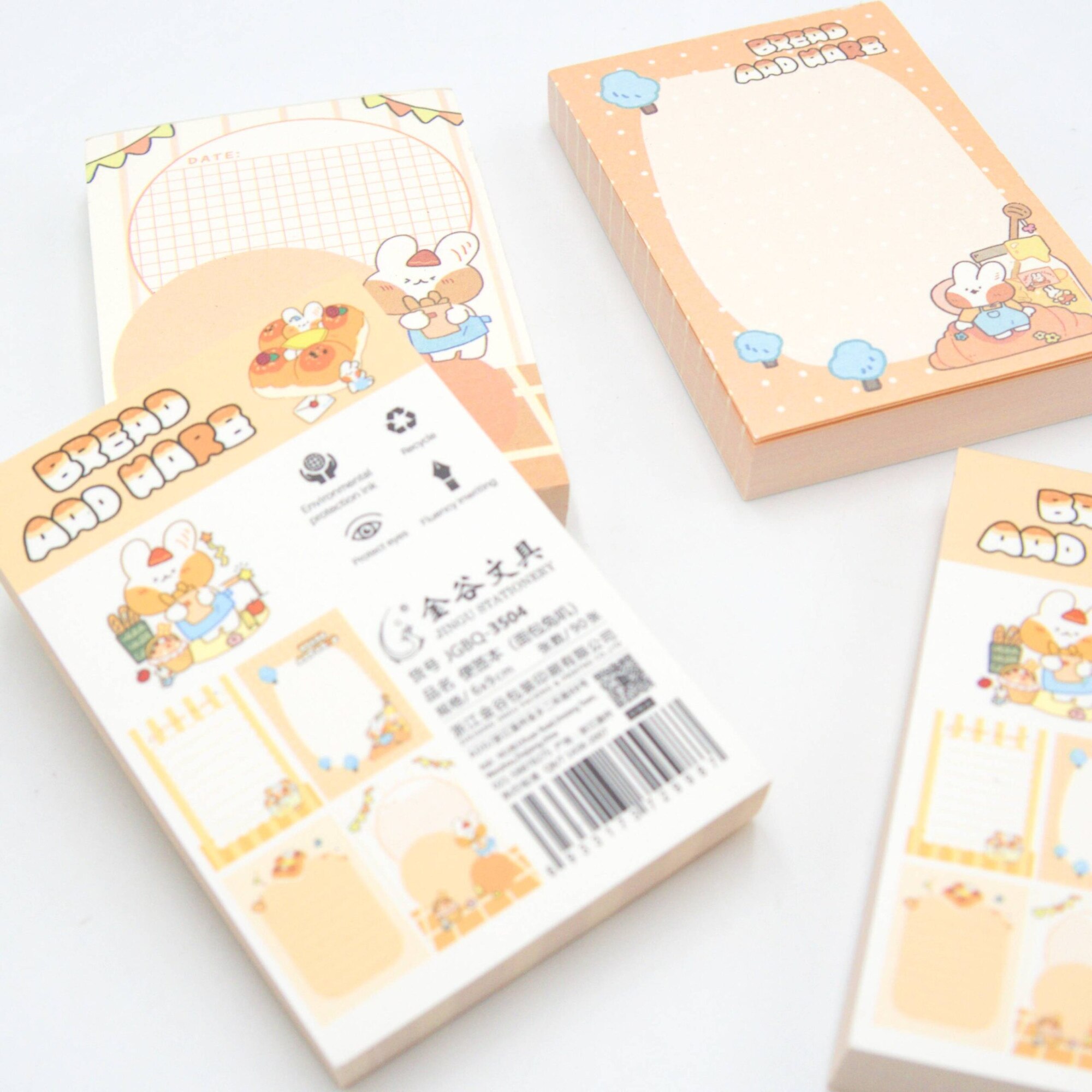 Notite adezive, 6x9x1, Hartie, Portocaliu - eMAG.ro