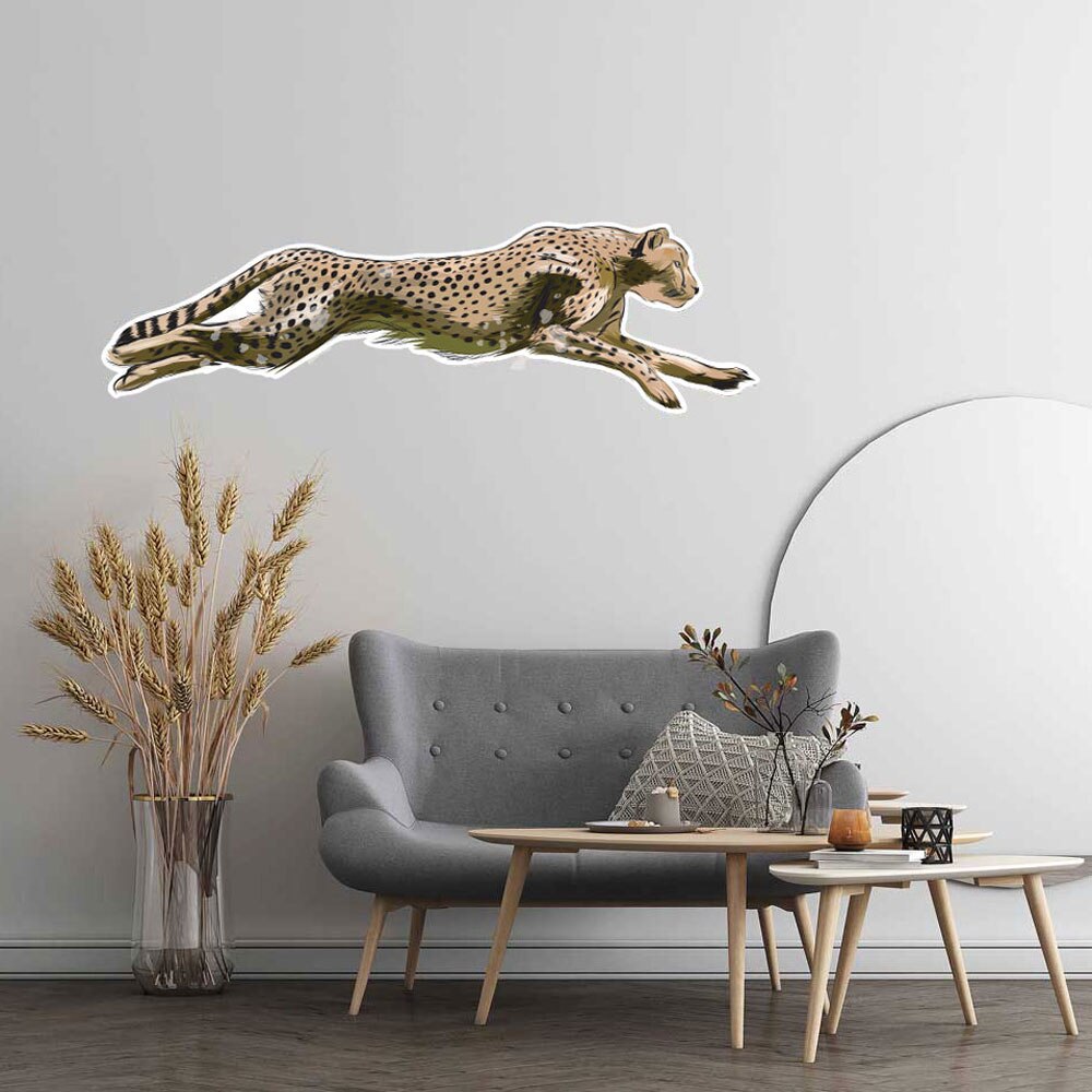 Autocolant de perete - Ghepard - eMAG.ro