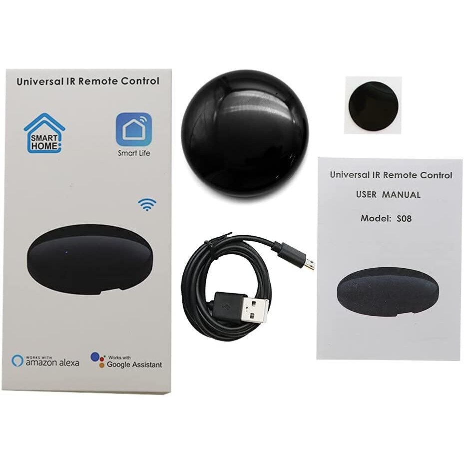 Telecomanda inteligenta IR WiFi, Idepet, control TV/IR/Home cinema/Aer ...