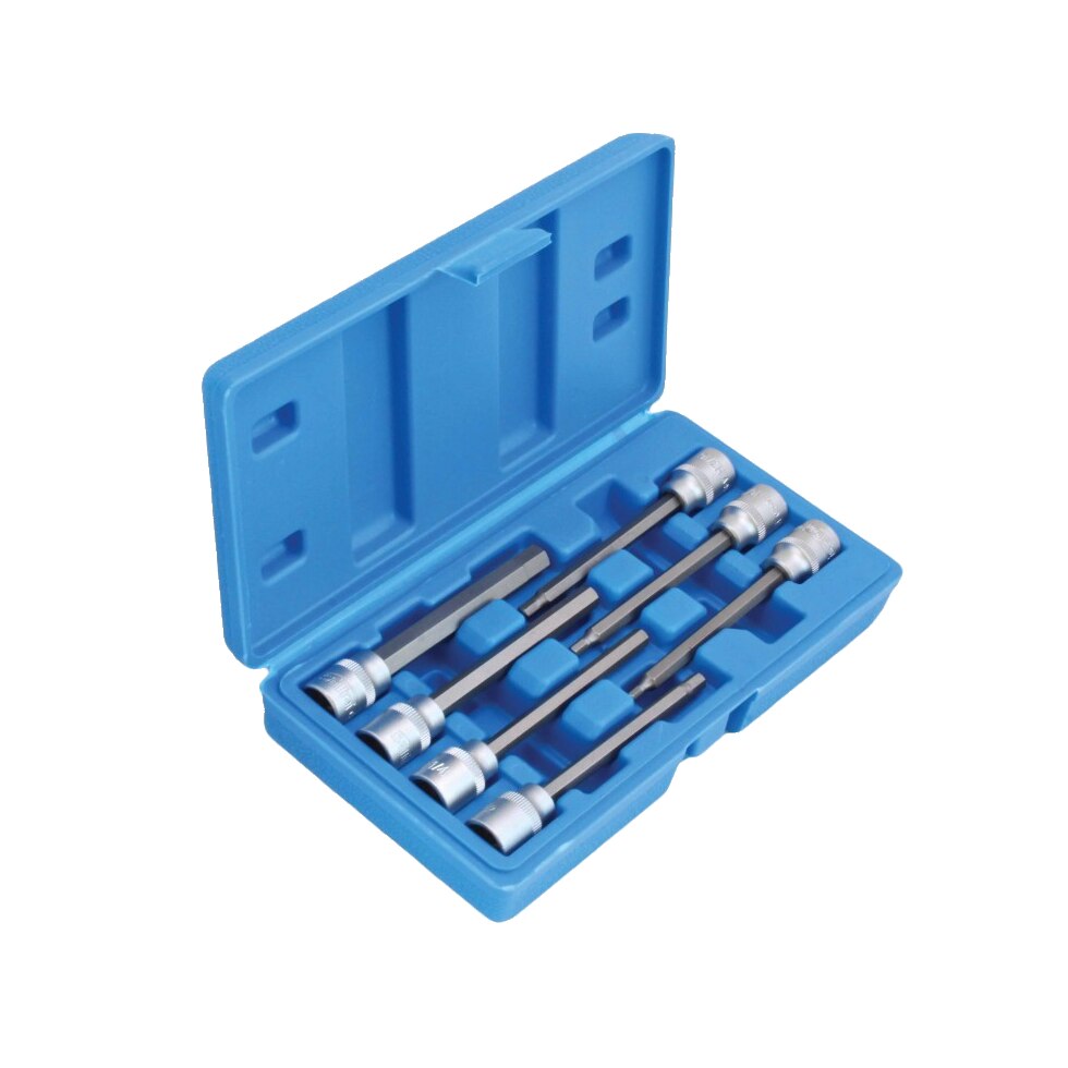 Trusa chei hexagonale biti, 3/8", lungi 83-110 mm, 7 piese, Satra - eMAG.ro