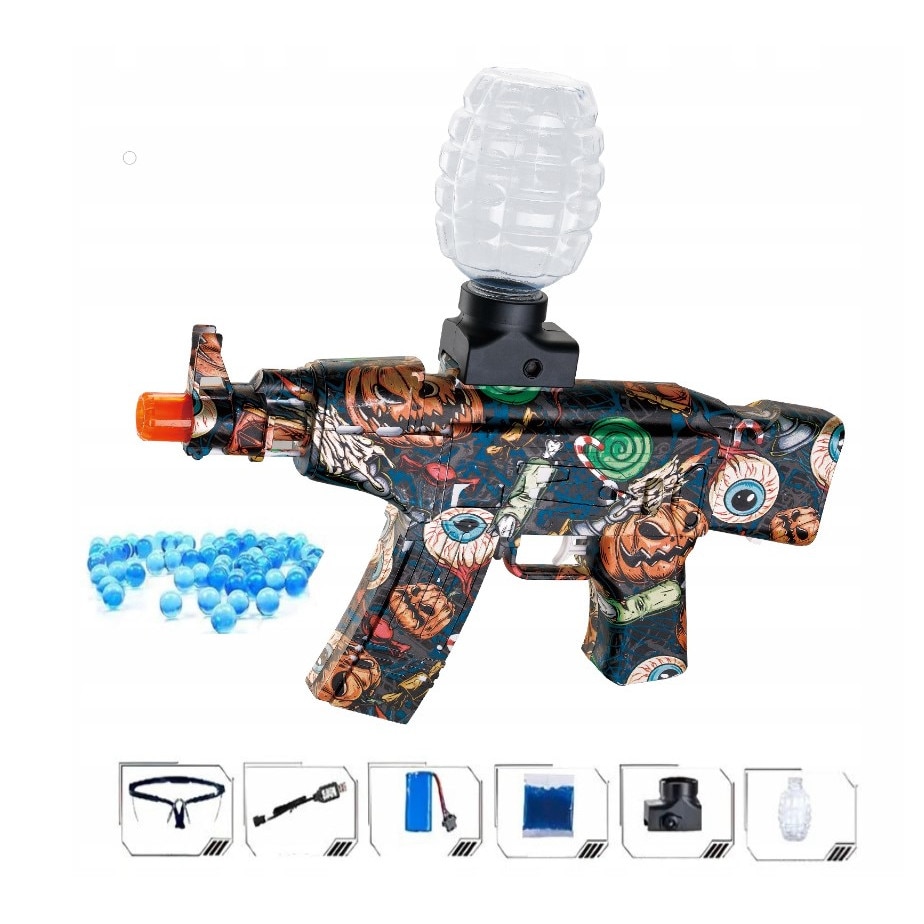 Mitraliera de jucarie electrica Flippy cu bile de hidrogen de gel, gun ...