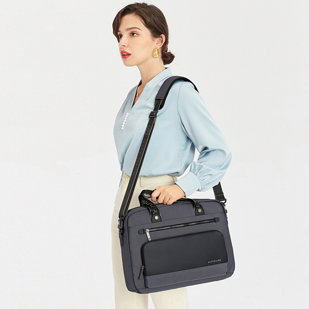 Geanta business pentru laptop, 15,6 inch, Arctic Hunter GW00017GY Gri ...