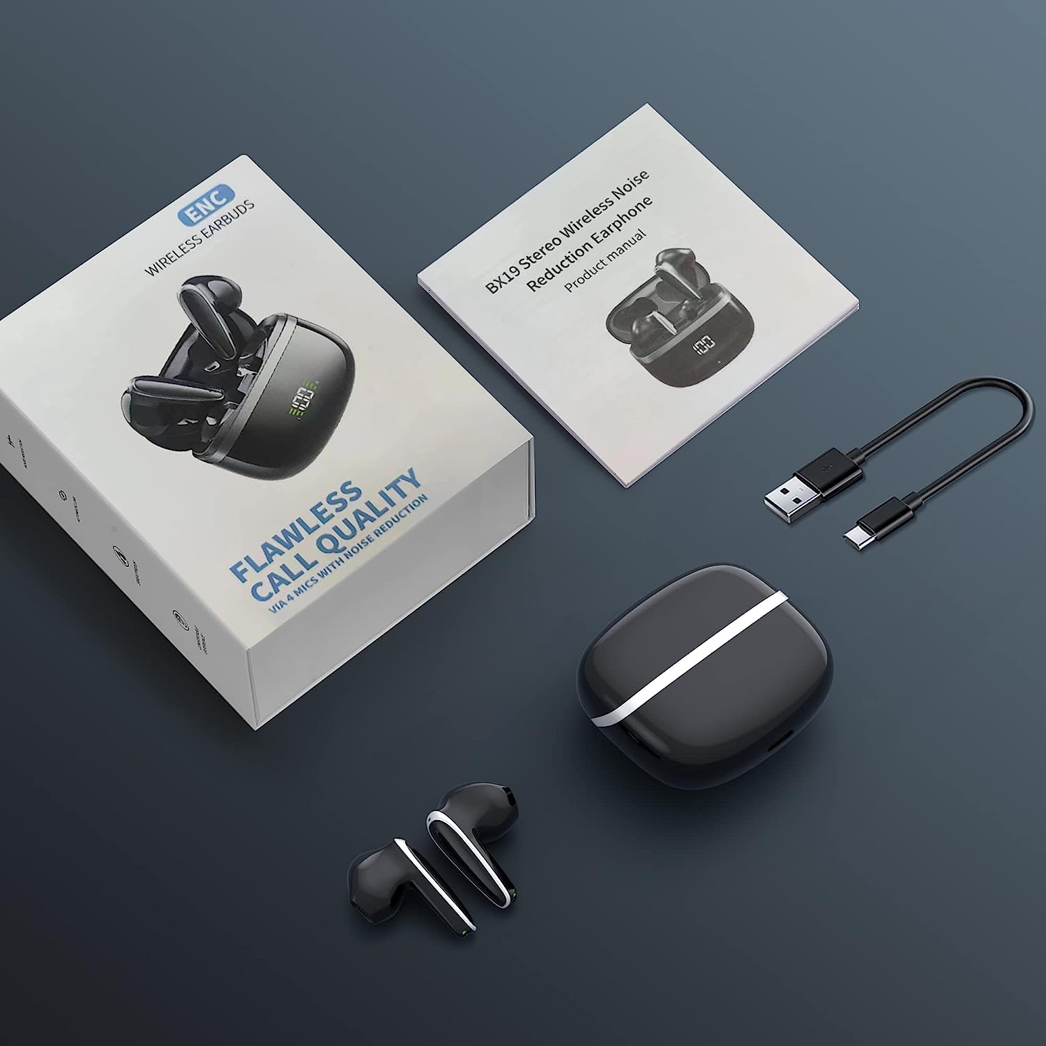 Casti audio pentru telefon, Gamurry, Negru - eMAG.ro