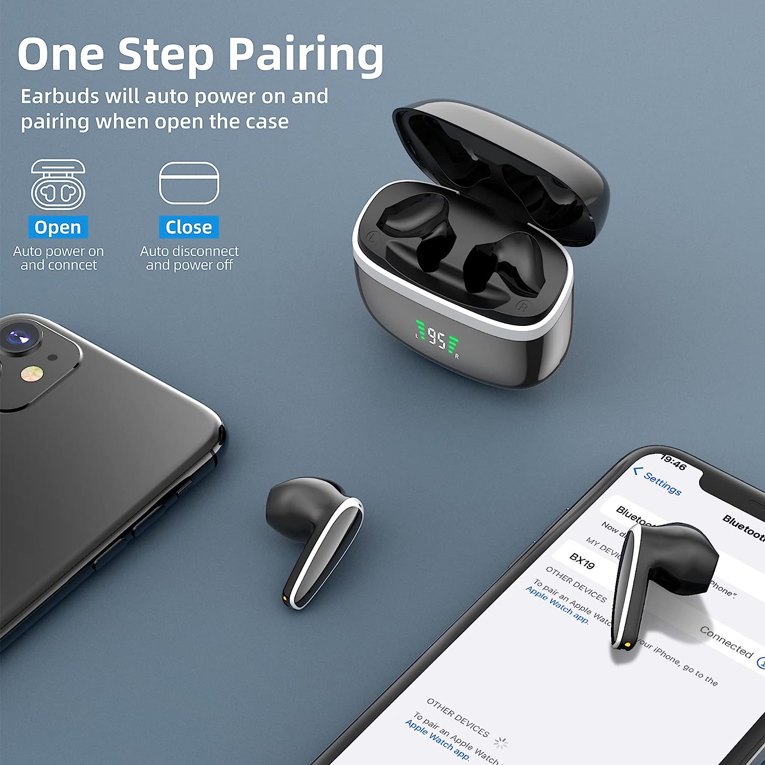 Casti audio pentru telefon, Gamurry, Negru - eMAG.ro