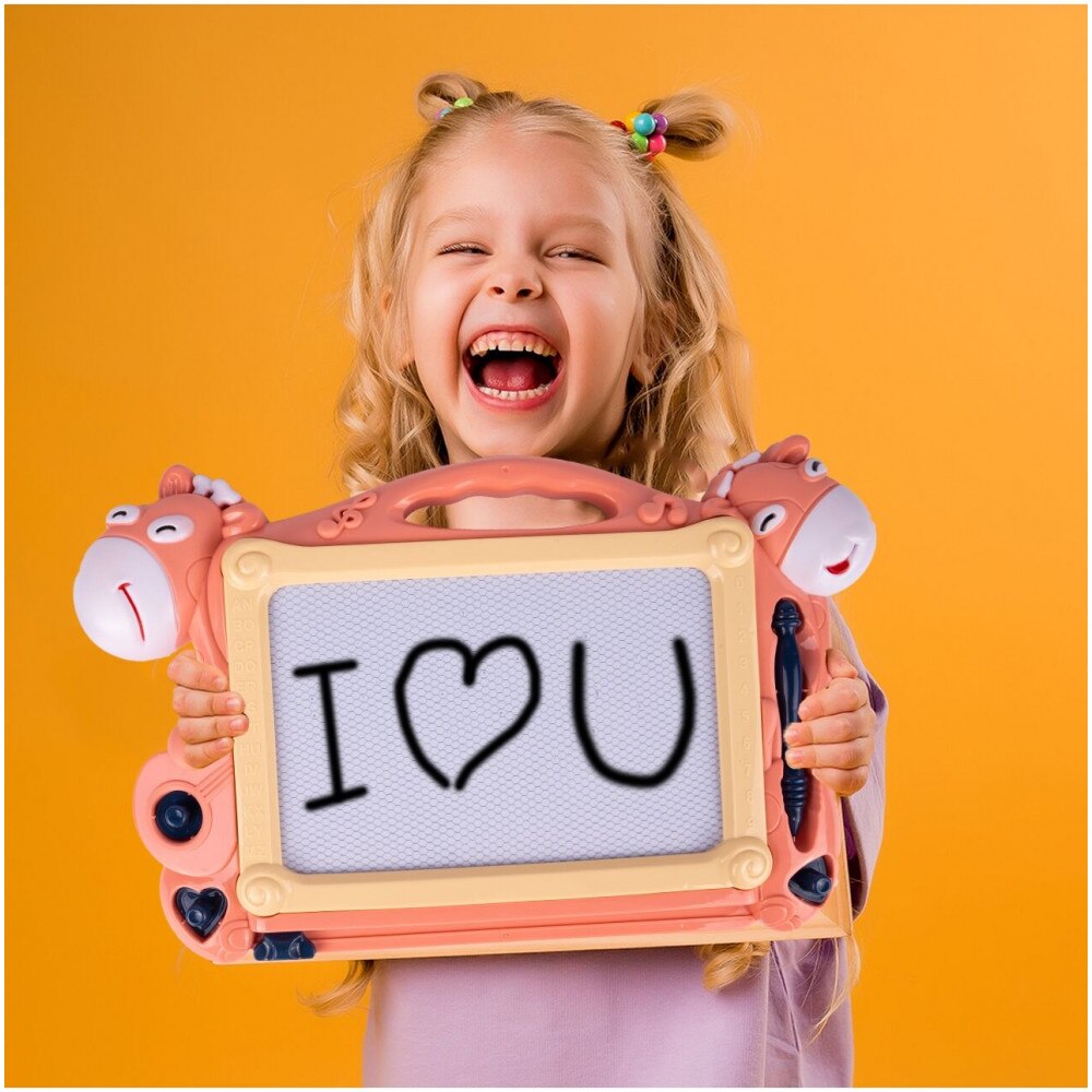 Tabla magnetica pentru desenat cu stampile Orange - eMAG.ro