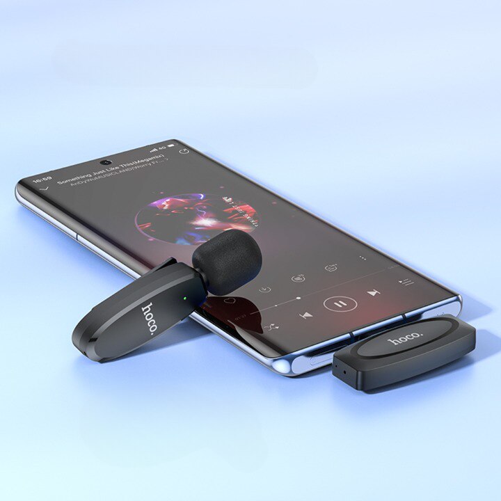 Микрофон тип лавалиер, HOCO Premium Product, Plug & Play, USB-C, 70mAh ...