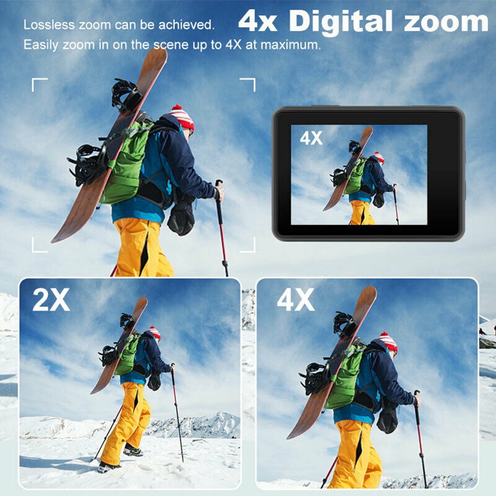 Camera de Actiune idealStore Action™ Cam24, 24 MP, Conectare WiFi ...