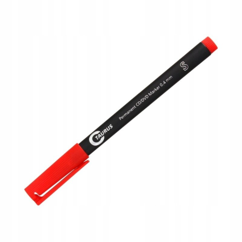 Marker permanent, Taurus, Rosu - eMAG.ro