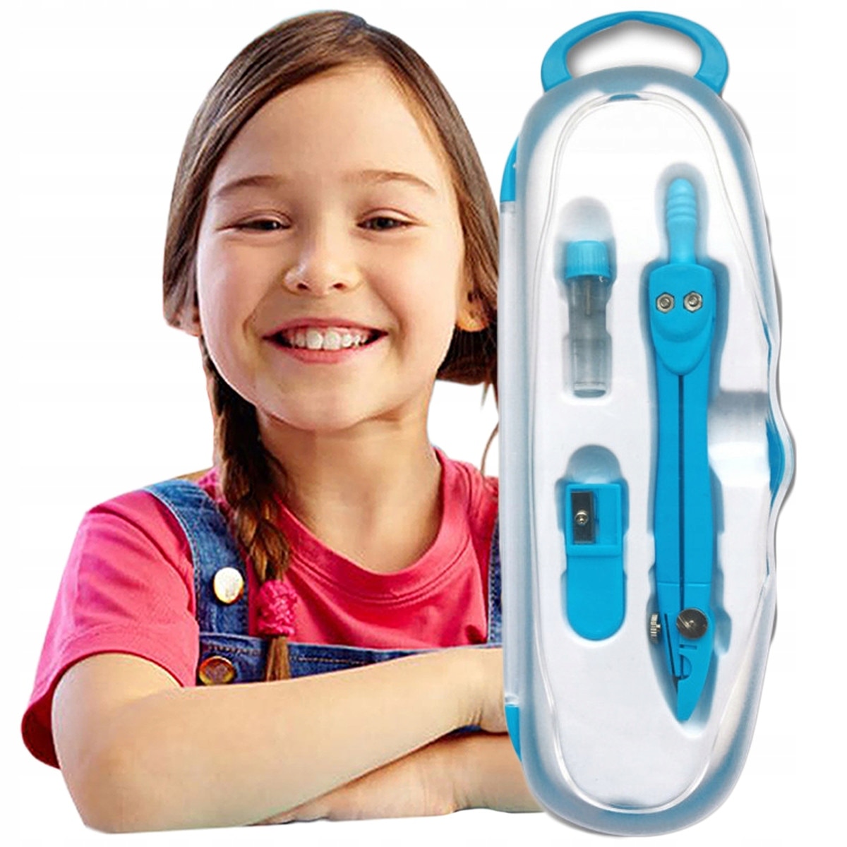 Set compas, Colorino, Albastru - eMAG.ro