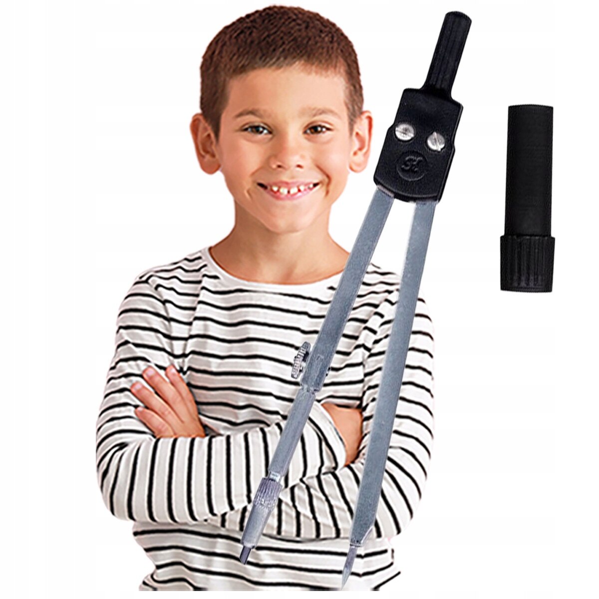 Compas, Kamet, Metal, Argintiu - eMAG.ro