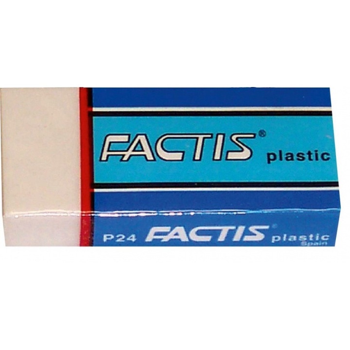 Set 12 radiere mari, Factis, Alb - eMAG.ro