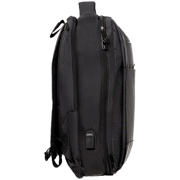 Rucsac New York pentru notebook, Spacer, 17", compartiment laptop si ...