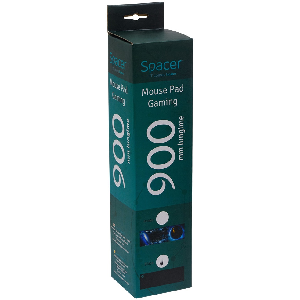 Mousepad gaming, Spacer, cauciuc si material textil, cusaturi anti ...