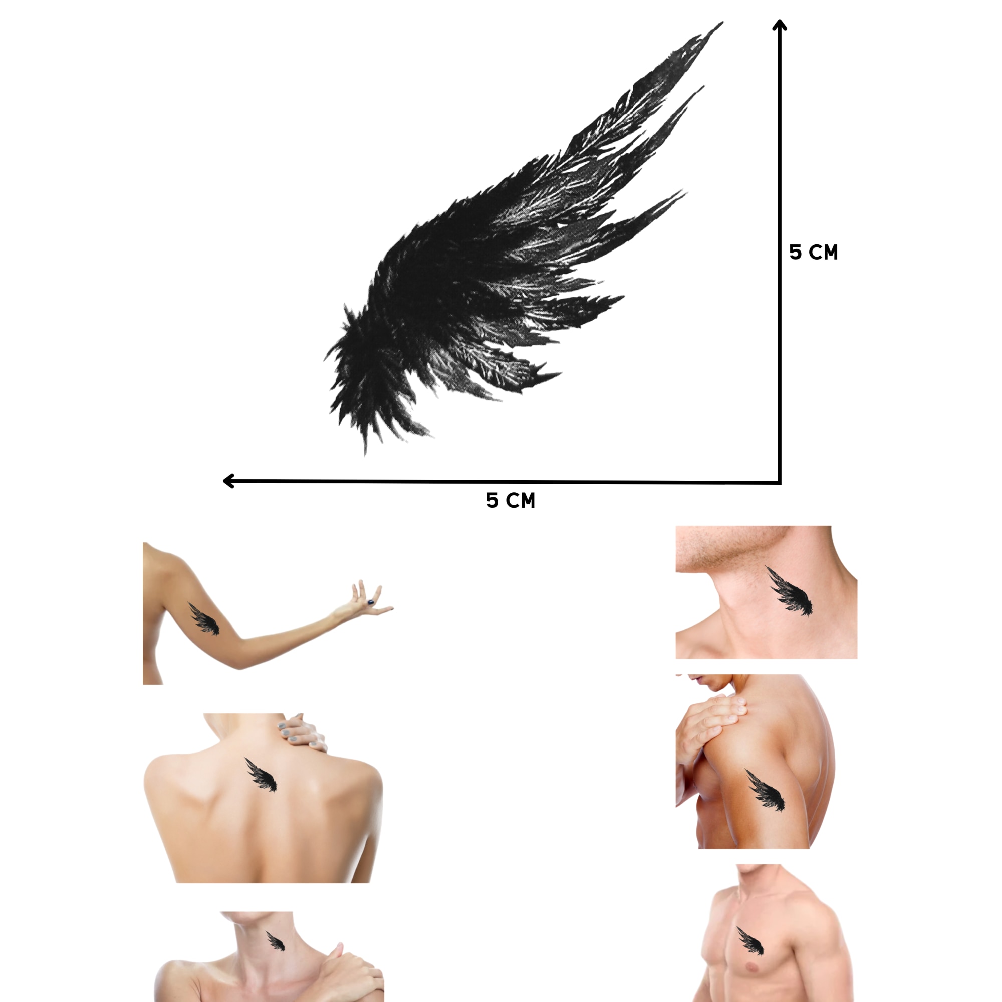 Tatuaj Temporar TT49, 5x5cm, pentru aplicare pe Corp, Ceramica, Metal ...