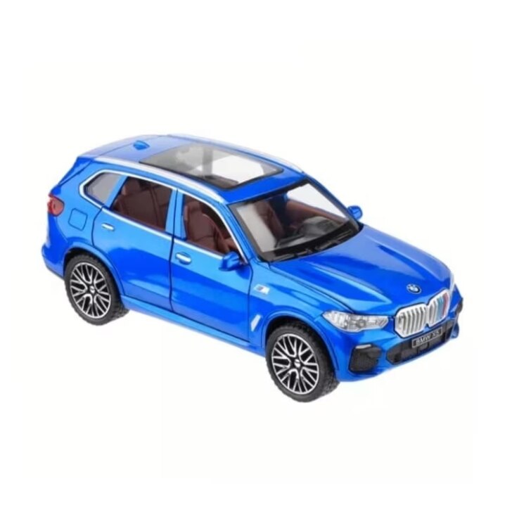 Masina BMW X5, Metal, 6 ani+, 15 cm, Albastru - eMAG.ro