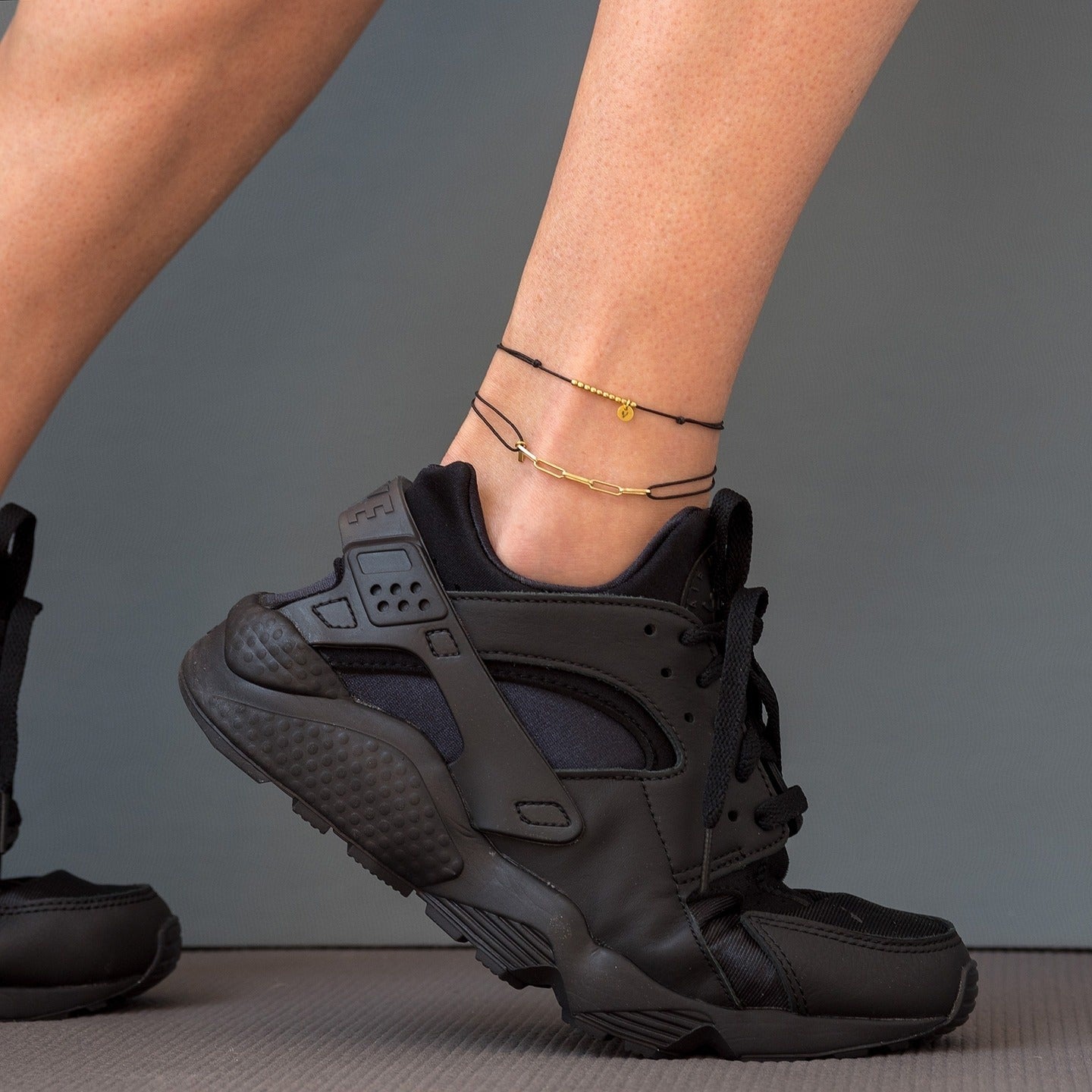 Bratara de picior, Loor, argint 925, placat aur galben 18K, Positano ...