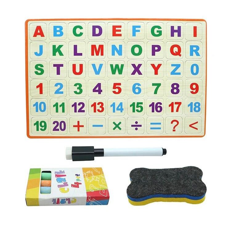 Tabla educativa cu numaratoare, ceas si tabla de scris, jucarie ...