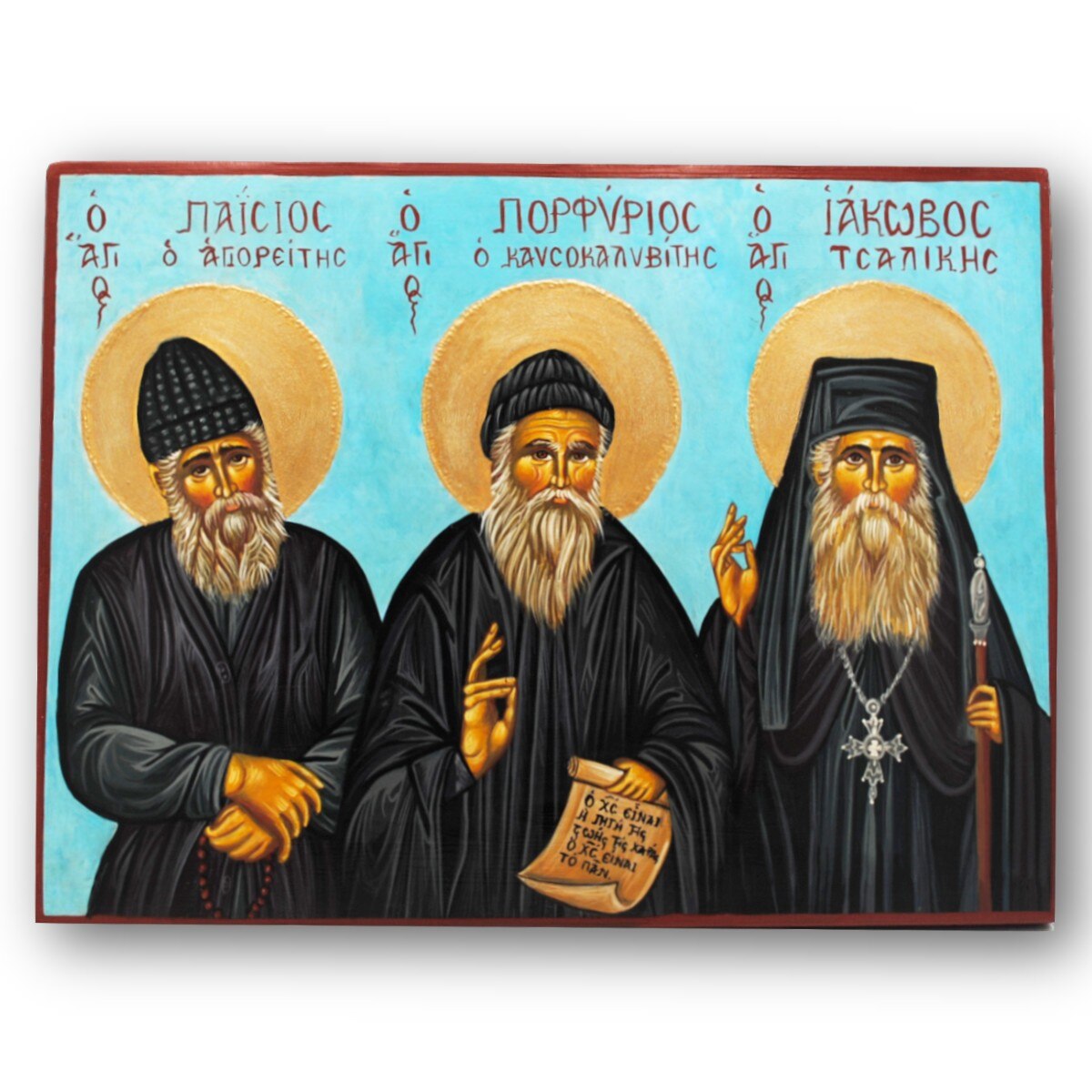 Icoana Mount Athos Legacy Sfintii batrani moderni - eMAG.ro