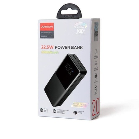 Acumulator extern Joyroom JR-QP192, 20000 mAh, 2 x USB, 1x USB-C Output ...