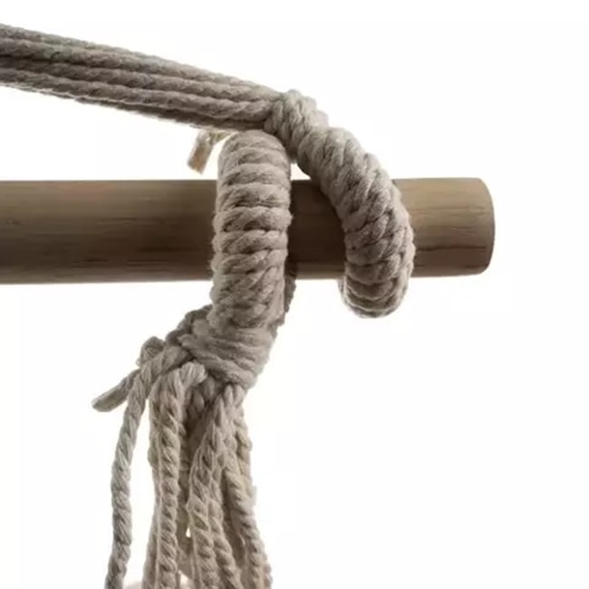 Hamac cu 2 perne boho-chic macrame CLASStitude, tip scaun suspendat cu ...