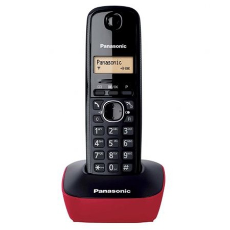 Telefon Fix fara fir Panasonic Wireless KX-TG1611SPR, Rosu - eMAG.ro