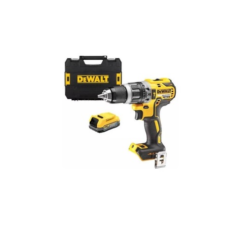 Masina de gaurit si insurubat, cu percutie, acumulator Li-Ion XR 18 V, 5.0 Ah, 70 Nm, Dewalt ...