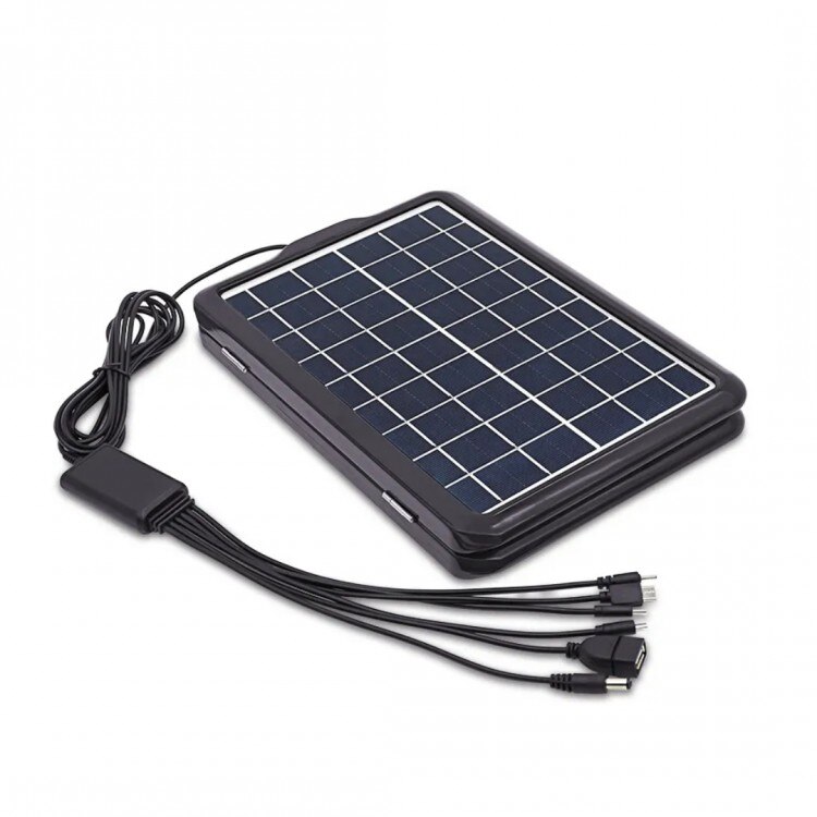 Panou solar portabil cu functie incarcare telefoane si intrare USB 12W ...
