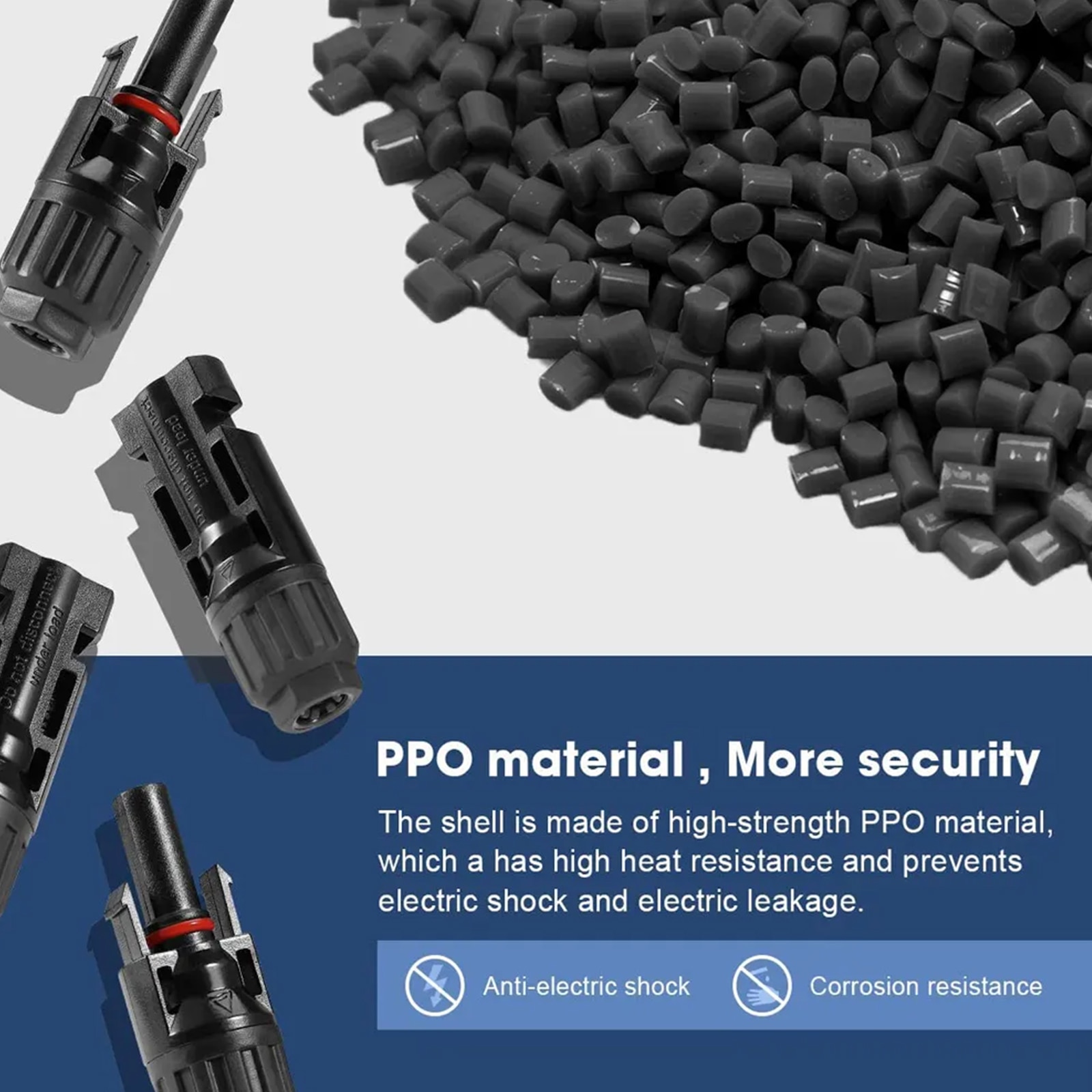 Set 10 conectori MC4 panou solar, Darklove, Mama/tata, Cu 1 pereche de chei, IP67 rezistent la ...