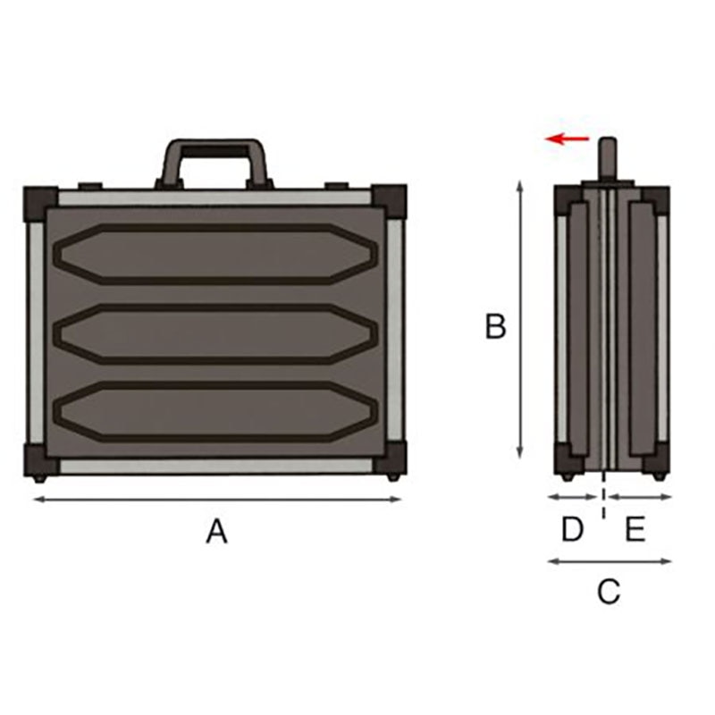Troler pentru scule, GT Line FLASH WH 2 PTS, 450 x 320 160 mm - eMAG.ro